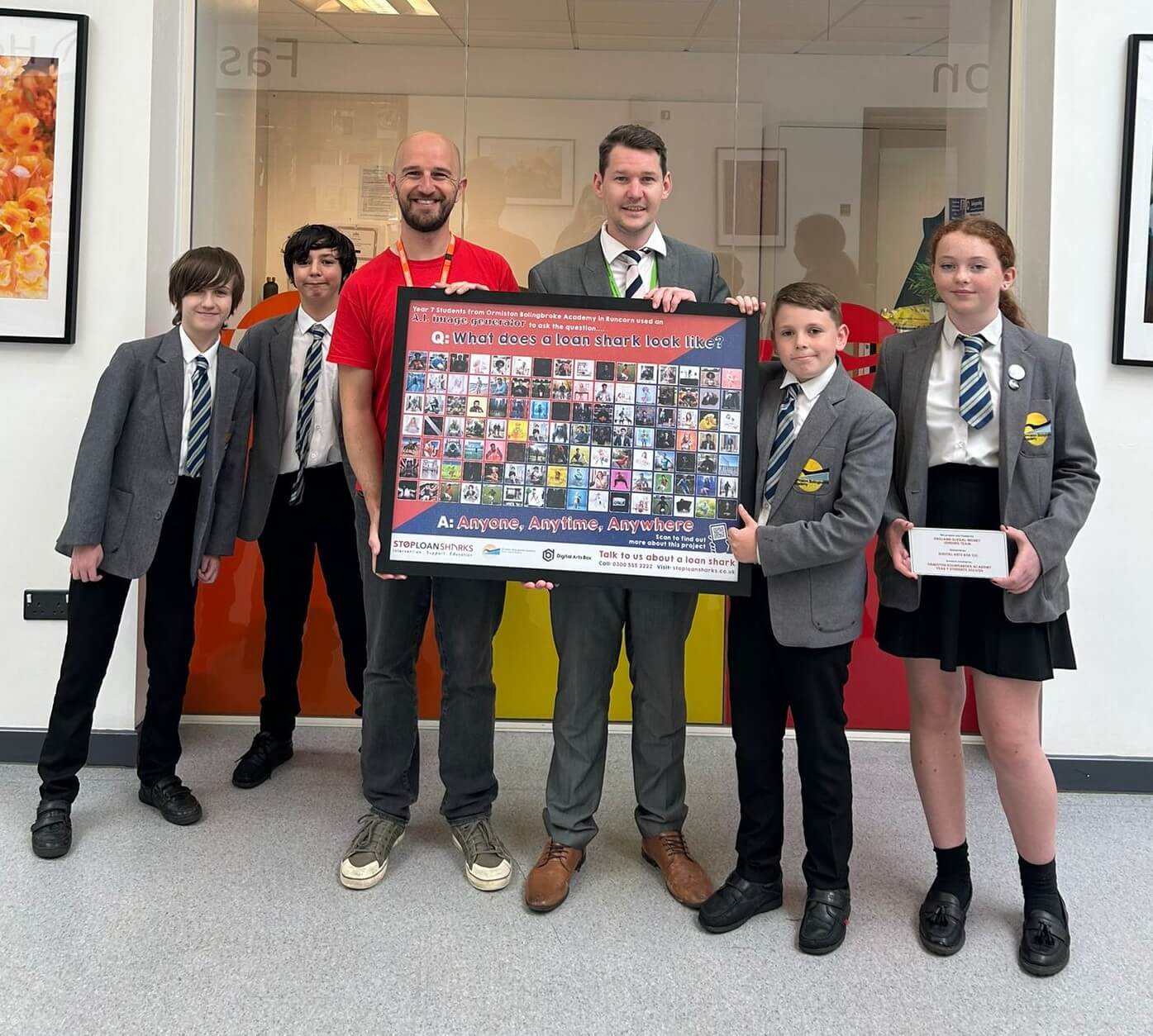 Youngsters create rogues’ gallery showing the many faces of loan sharks - Stop Loan Sharks